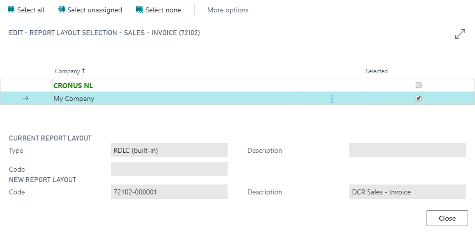 Editing Layouts - Document Creator